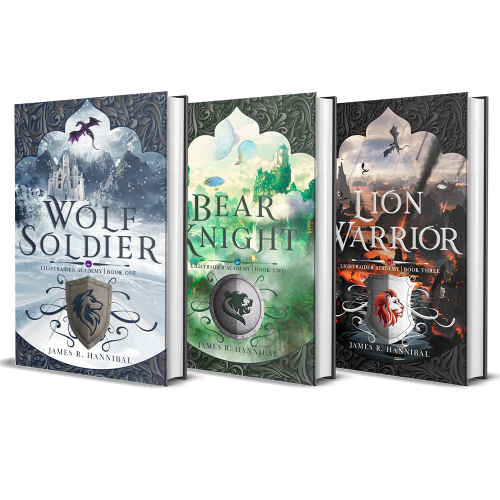 Lightraider Academy Trilogy Signed Hardcover Package Deal - Lightraiders