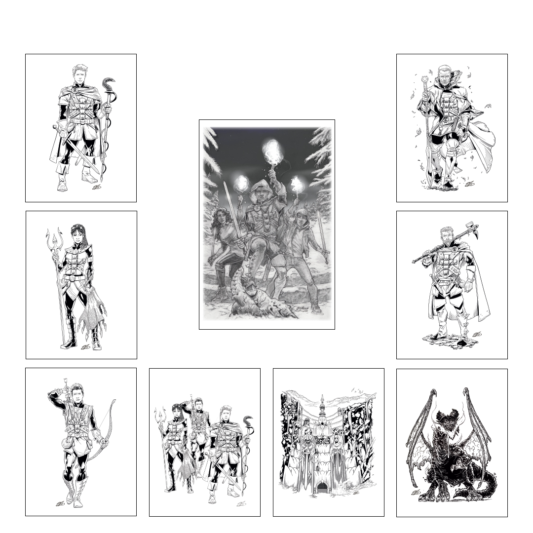 Dean Zachary Print Set - Lightraiders