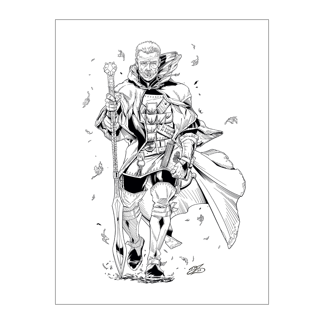 Dean Zachary Lightraider Guardian Print - Lightraiders